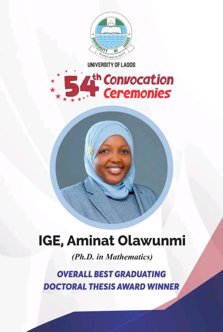 LASU Lecturer emerges UNILAG's Overall Best PhD thesis award winner at ...